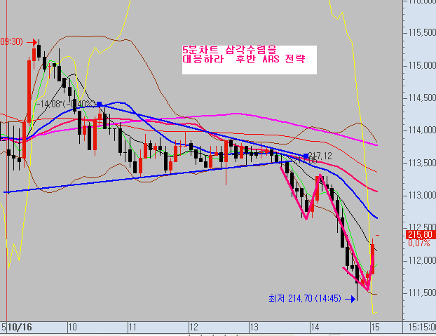 백리향의 시장읽기 10월16일 결국 시스템이 이긴다 선옵전문가분석 선물옵션 팍스넷 증권포털